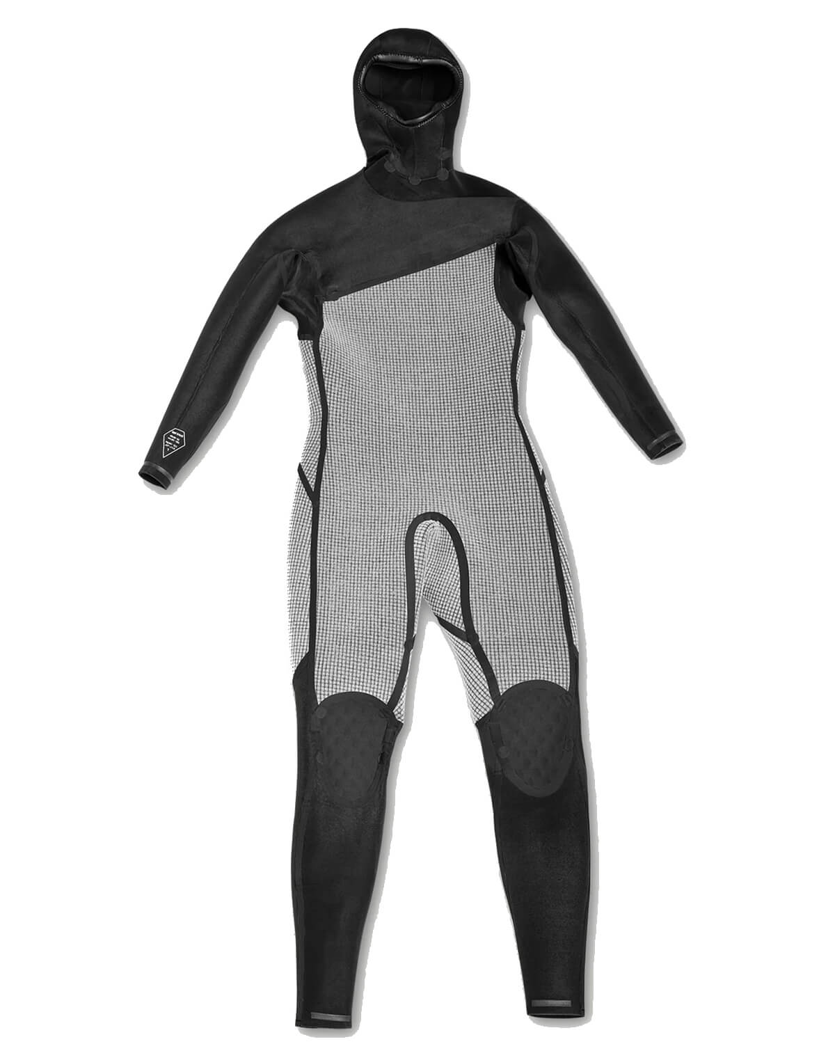 5/4/3mm Men's Volcom MODULATOR Hooded Chest Zip Fullsuit | Wetsuit ...