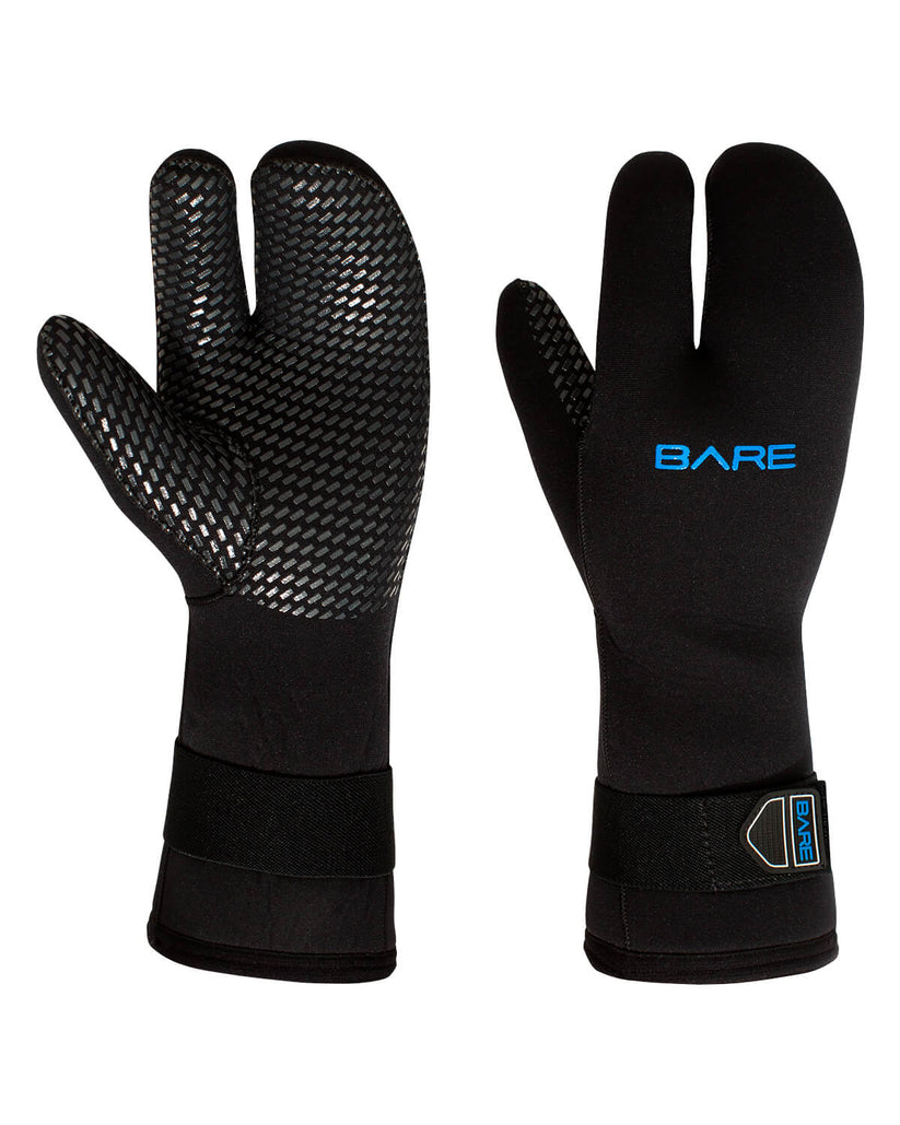 7mm BARE 3-Finger Mitts | Wetsuit Wearhouse